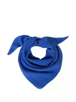 LE BONNET Knitted Bandana Scarf - Blue