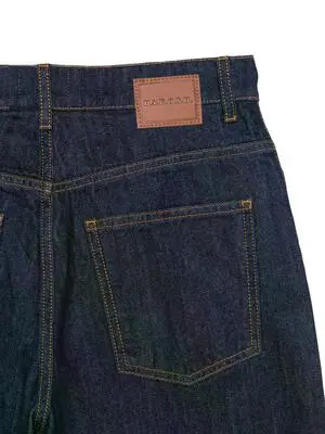 P.a.r.o.s.h Cojin26 Contrast-stitch Wide-leg Jeans