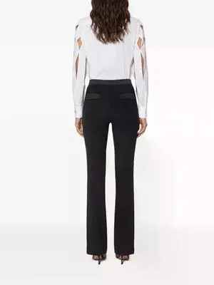 Elisabetta Franchi Cotton Shirt With Bow Tie