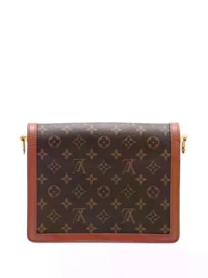 LOUIS VUITTON 2021-2026 Monogram Reverse Dauphine Mm Satchel - Brown