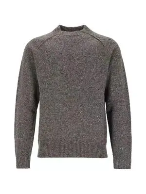 MARANT Flecked Raglan-sleeve Sweater - Brown
