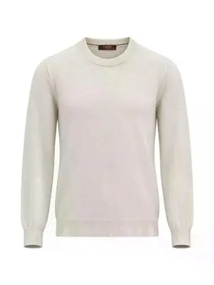 CRUNA Crew-neck Raglan-sleeve Sweater - Neutrals