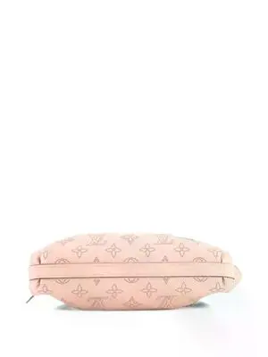 LOUIS VUITTON Scala Pouch Bag Mahina Leather Mini Clutch Bag