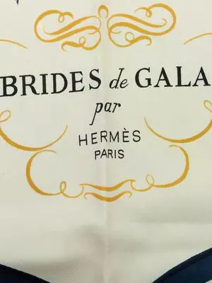 Hermès 1990-2010 Brides De Gala Silk Scarf 90 Scarves