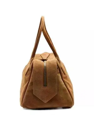 MINOBOSSI Medium Adele Suede Tote Bag - Brown