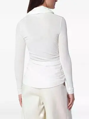 Source Unknown Folgore Asymmetric Draped Top