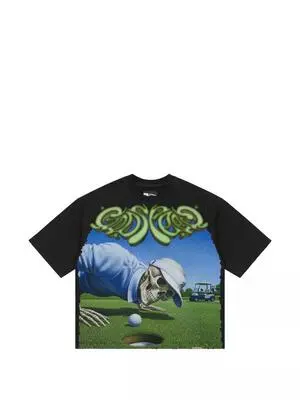 GODSPEED Graphic-print Boxy-fit T-shirt - Black
