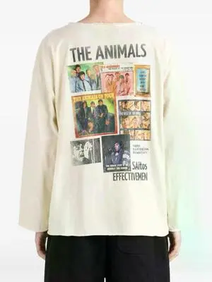 SAITOS Graphic-print Long-sleeve T-shirt