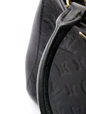 LOUIS VUITTON 2018 Monogram Empreinte Montaigne Bb Satchel - Black