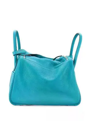 Hermès Lindy Bag Clemence 30 Shoulder Bag - Blue