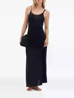 ERES Amber Strappy-back Flared Maxi Dress - Black