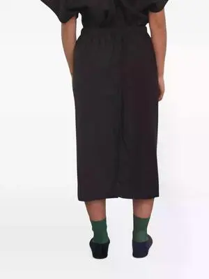 BASERANGE Dadar Elasticated-waist Midi Skirt