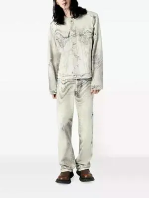 Camper Distressed-effect Denim Jacket