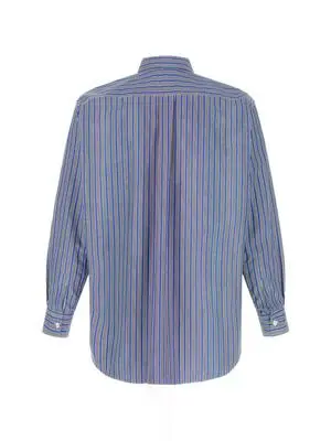 Comme Des Garçons Striped Cotton Shirt