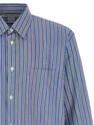 Comme Des Garçons Striped Cotton Shirt