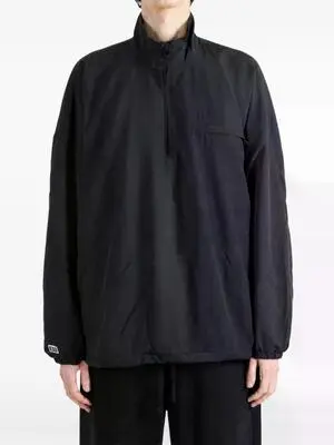 WILLY CHAVARRIA Willy Quarter-zip Logo-patch Jacket