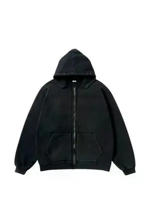 A.PRESSE Zip-up Hoodie - Black