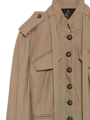 Masnada Button-up Epaulette Jacket