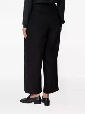 Source Unknown Leiko Pleated Cropped Trousers