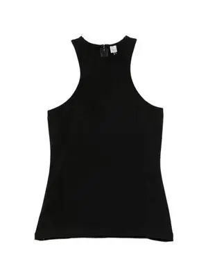 TOTEME Deep Curve Tank Top - Black