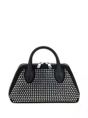 Coperni Duffle Crystal-embellished Belt Bag - Black