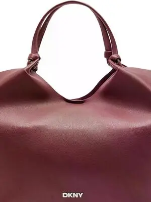 Dkny Knotted-handle Tote Bag - Red
