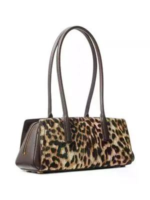 Michael Kors Laila Small Leopard Print Calf Hair Shoulder Bag