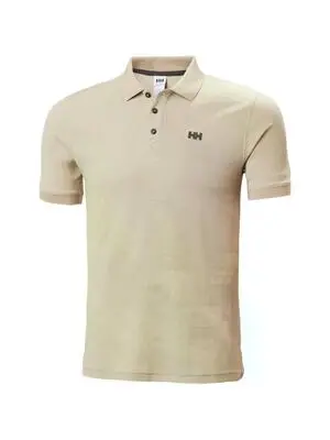Helly Hansen Logo-print Short-sleeve Polo Shirt - Neutrals