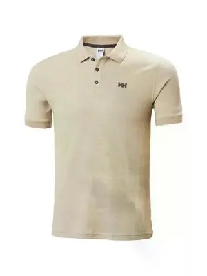 Helly Hansen Logo-print Short-sleeve Polo Shirt - Neutrals