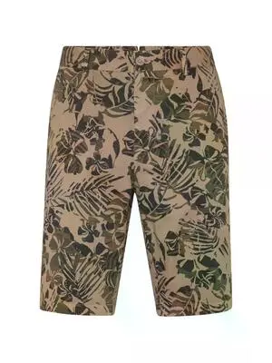 BILLIONAIRE Double B Palm-print Shorts - Neutrals