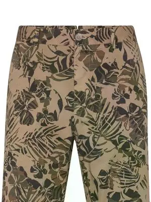BILLIONAIRE Double B Palm-print Shorts - Neutrals