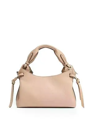 LANCEL Swann Grained Leather Tote Bag - Neutrals