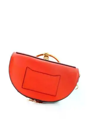 Chloé Nile Leather Mini Crossbody Bag - Orange