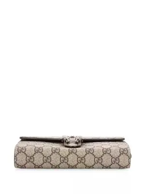 Gucci Dionysus Chain Wallet Gg Coated Canvas Small Crossbody Bag