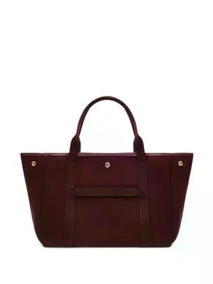 Rue De Verneuil Medium Traversée Flannel Tote Bag - Red