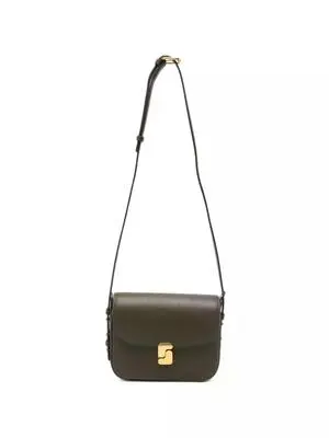 Soeur Belli Grain-leather Shoulder Bag - Green