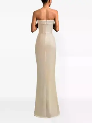 GEMY MAALOUF Strapless Draped Dress