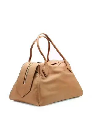 MINOBOSSI Abigail Grained Leather Tote Bag