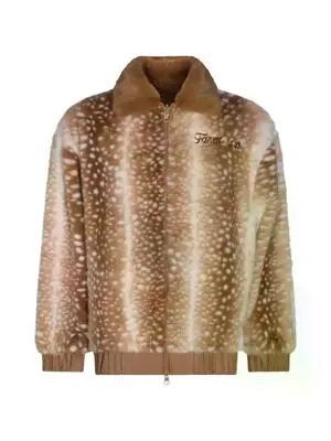 Farm Rio Embroidered Jacket - Brown