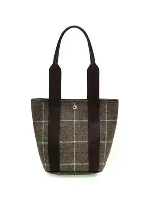 Rue De Verneuil Check-pattern Bucket Bag