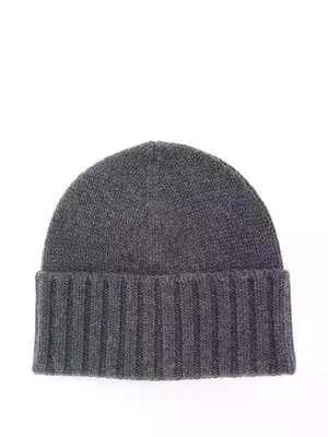 KANGRA Ribbed-knit Beanie Hat - Grey