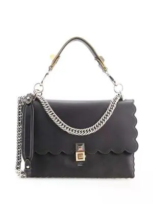 Fendi Kan I Bag Leather Medium Shoulder Bag