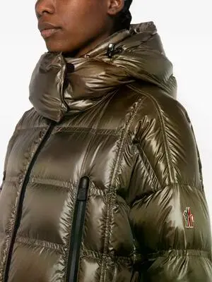 Moncler Quilted Hooded Coat