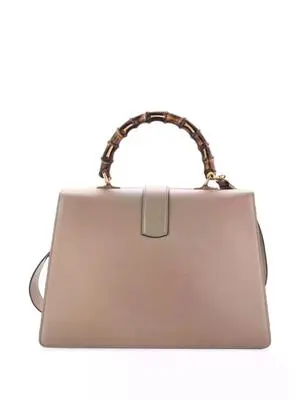 Gucci Dionysus Bamboo Top Handle Bag Colorblock Leather Large Satchel
