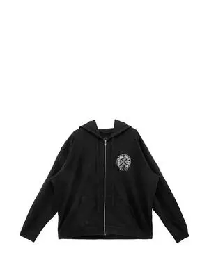 Chrome Hearts Horseshoe Tokyo Zip Hoodie - Black