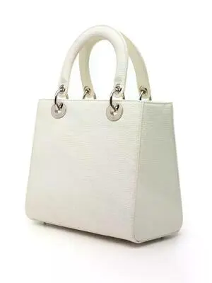 Dior 2016 Medium Patent Microcannage Lady Satchel