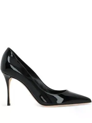 SERGIO ROSSI 90mm Pointed-toe Pumps - Black