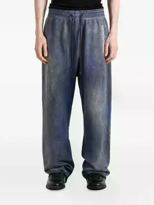 SAITOS Nirva Washed-effect Track Pants