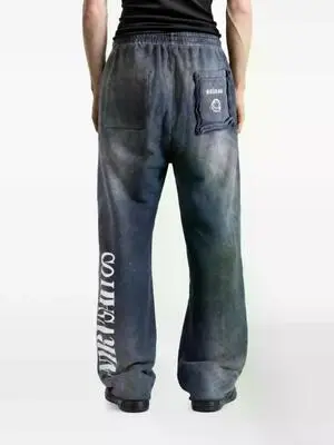 SAITOS Nirva Washed-effect Track Pants