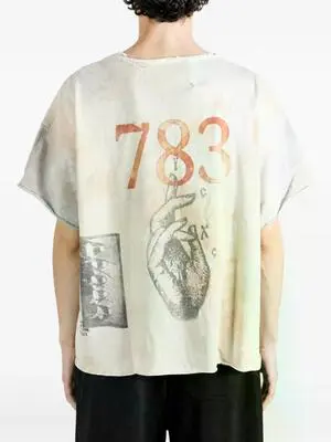 SAITOS 783 Anchor Distressed T-shirt